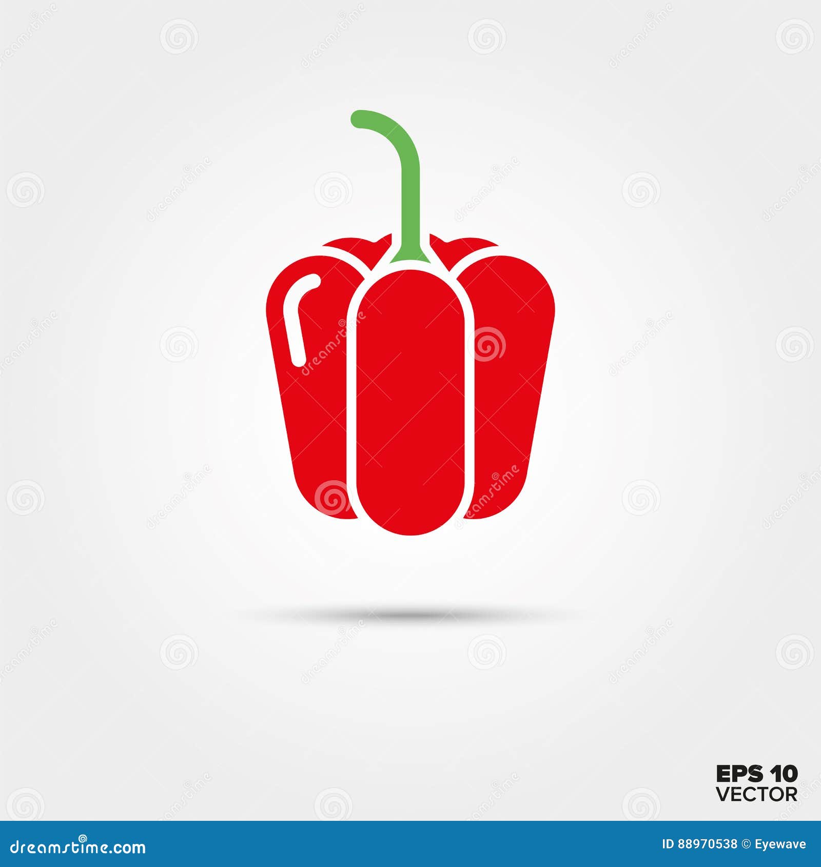Red Bell Pepper Icon Stock Illustrations – 2,743 Red Bell Pepper Icon ...