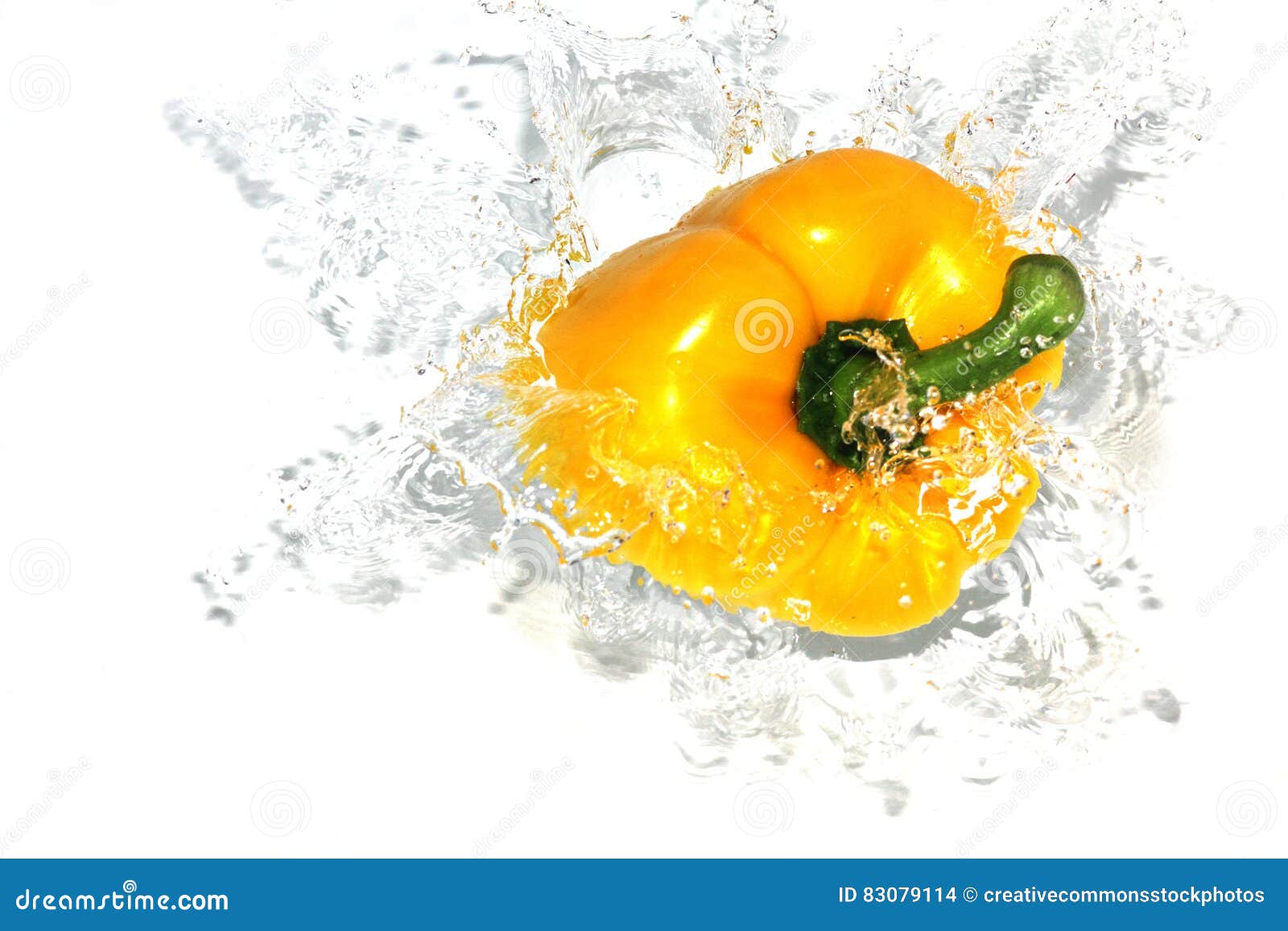Bell Pepper In Water Picture. Image: 83079114