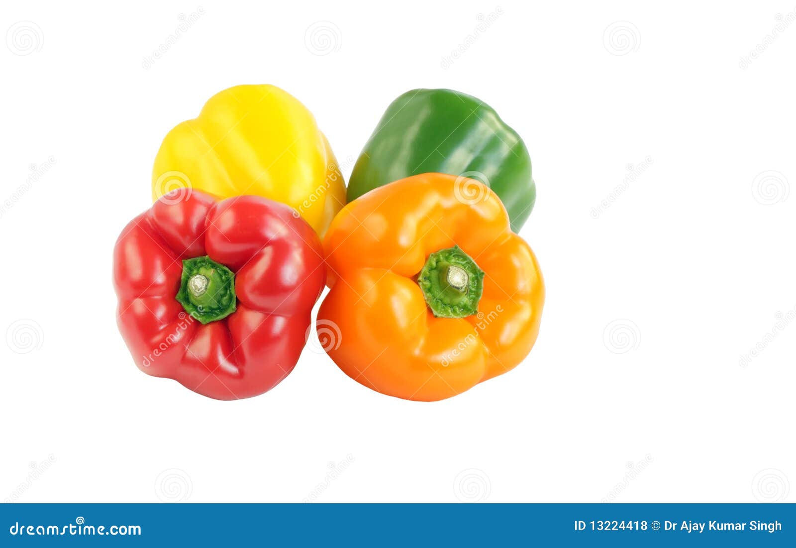 Bell Peppers in Different Colour. Stock Photo - Image of antioxidant ...