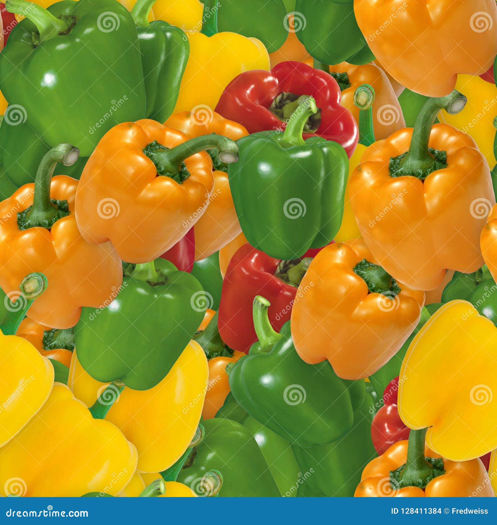Bell Peppers Seamless Texture Tile Stock Photography | CartoonDealer ...