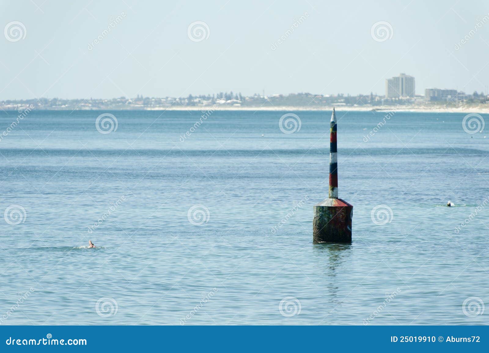 Bell Pylon at Cottesloe Beach, Western Australia Stock Photo - Image of ...