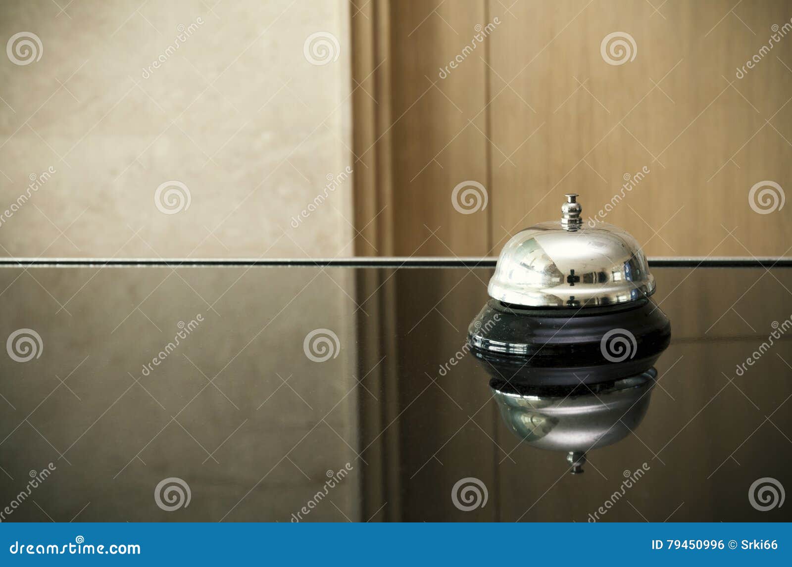 Bell at reception stock photo. Image of alert, tourism - 79450996