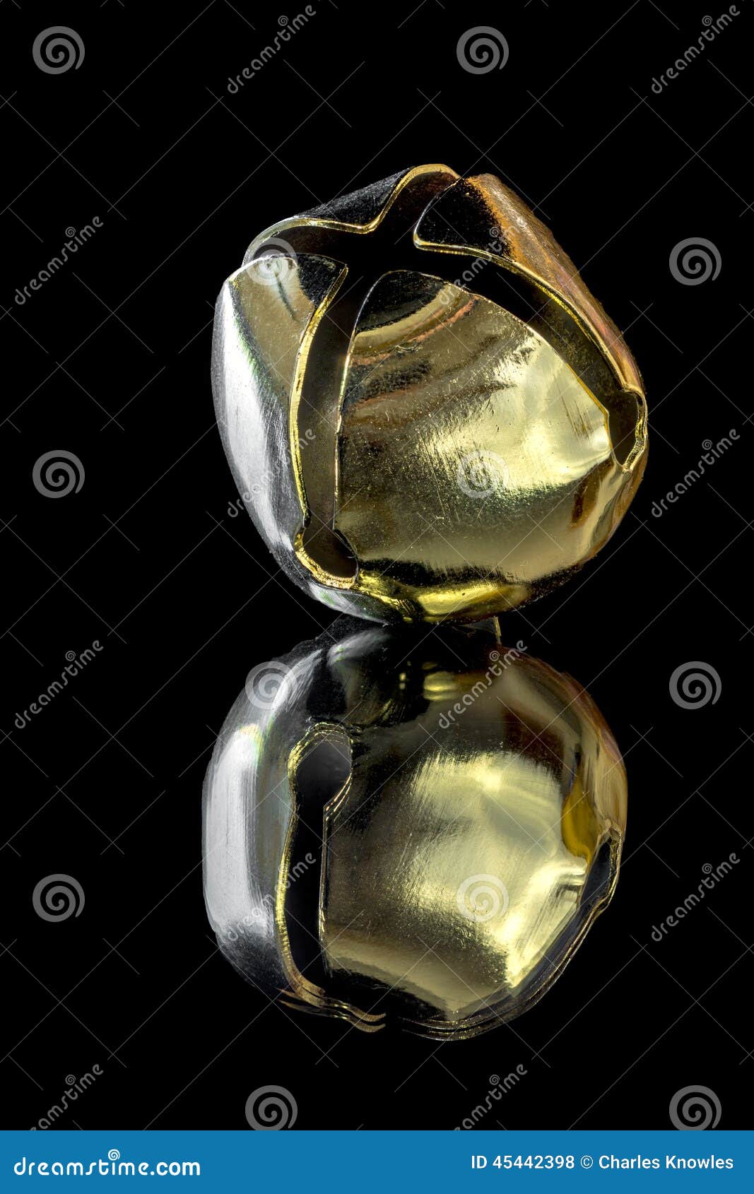 Bell and Reflection Like Christmas Stock Photo - Image of reflection ...