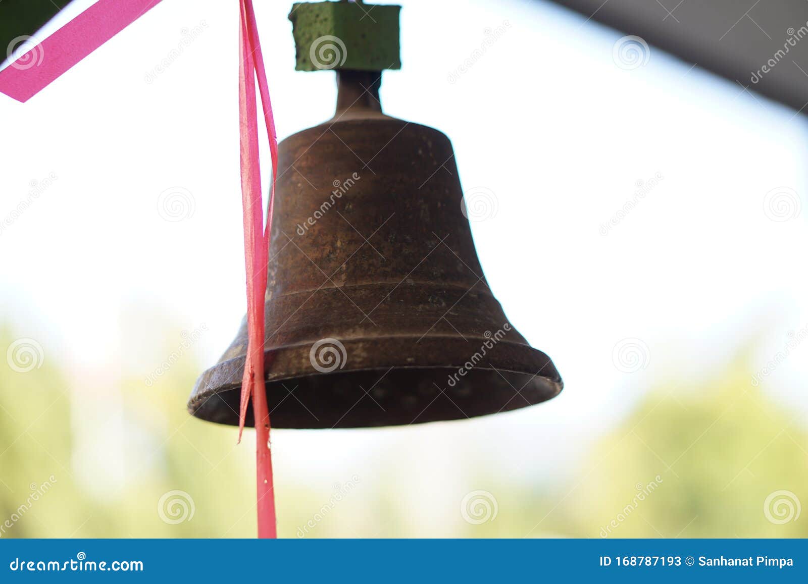 The Bell is Ringing Made of Brass Editorial Stock Photo - Image of ...