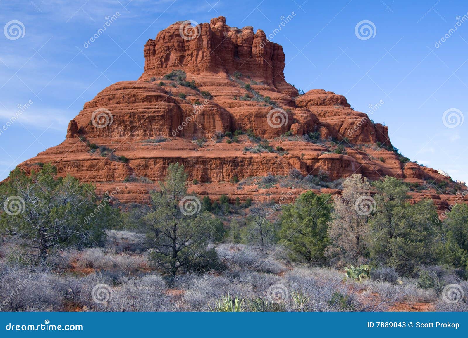 Bell Rock in Arizona stock image. Image of eroded, unique - 7889043