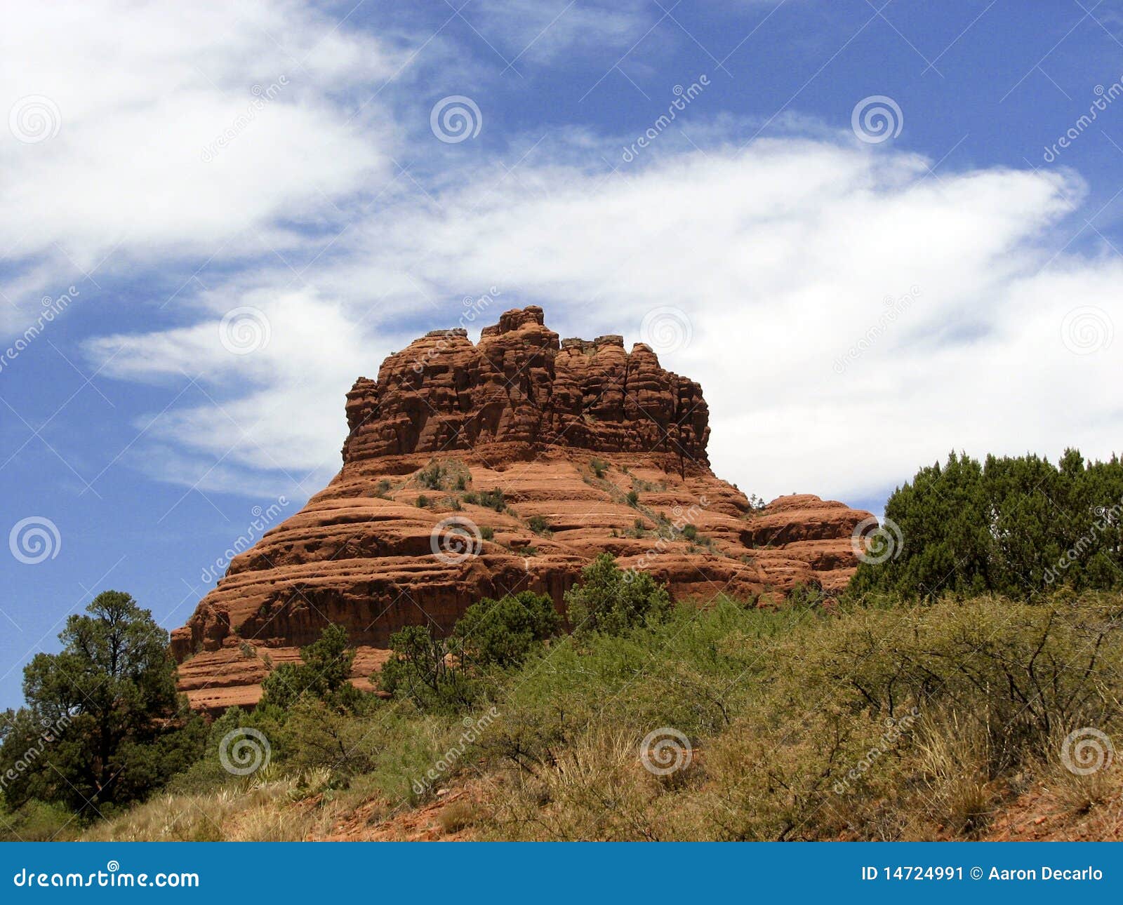 Bell Rock Sedona, AZ stock image. Image of landscape - 14724991