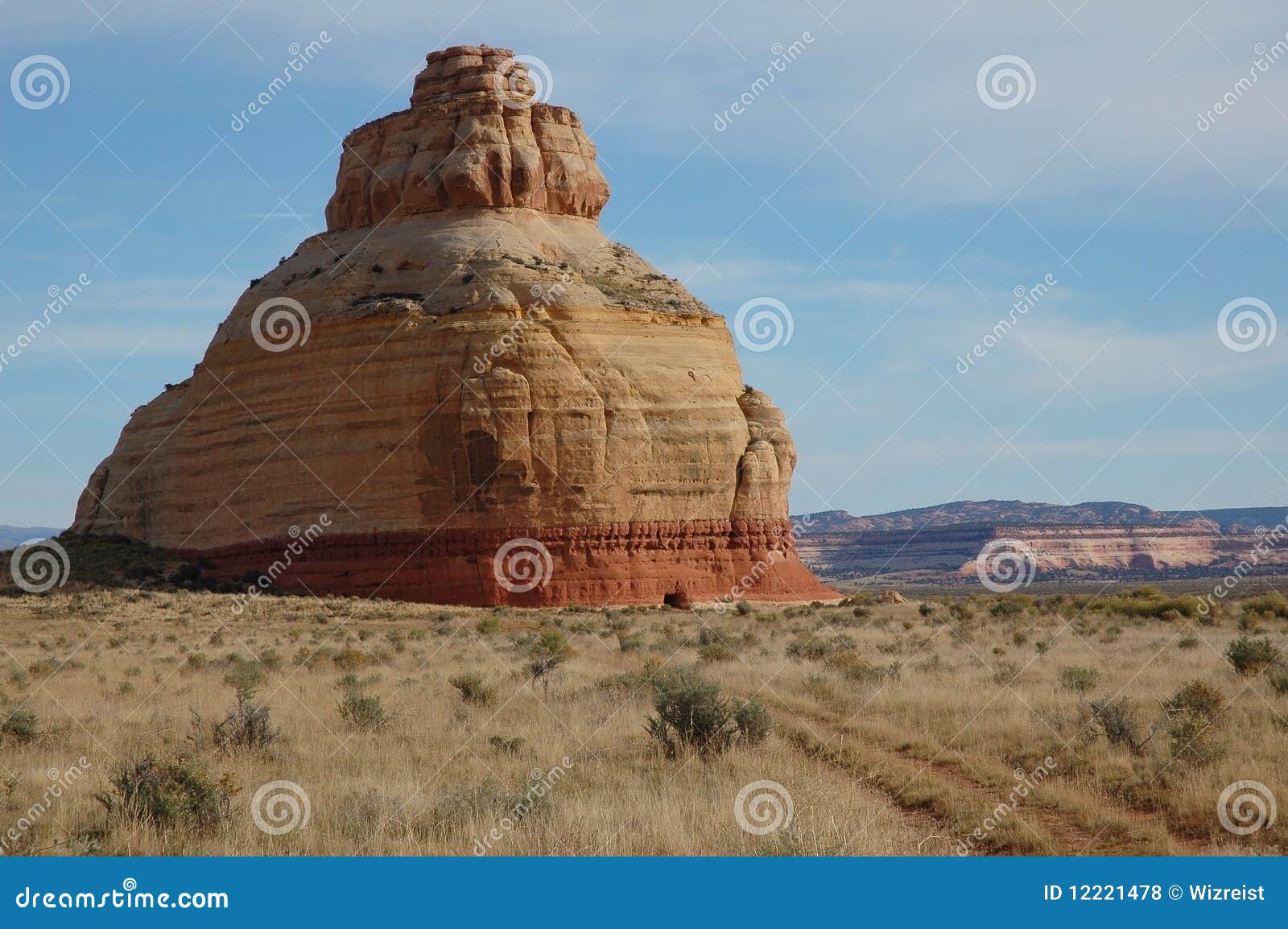 Bell Rock in Utah stock photo. Image of mesa, roadside - 12221478