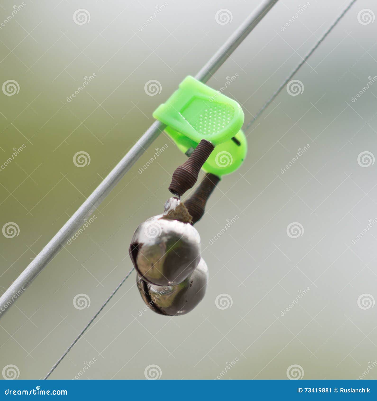 Bell on rod stock image. Image of metal, bell, nature - 73419881