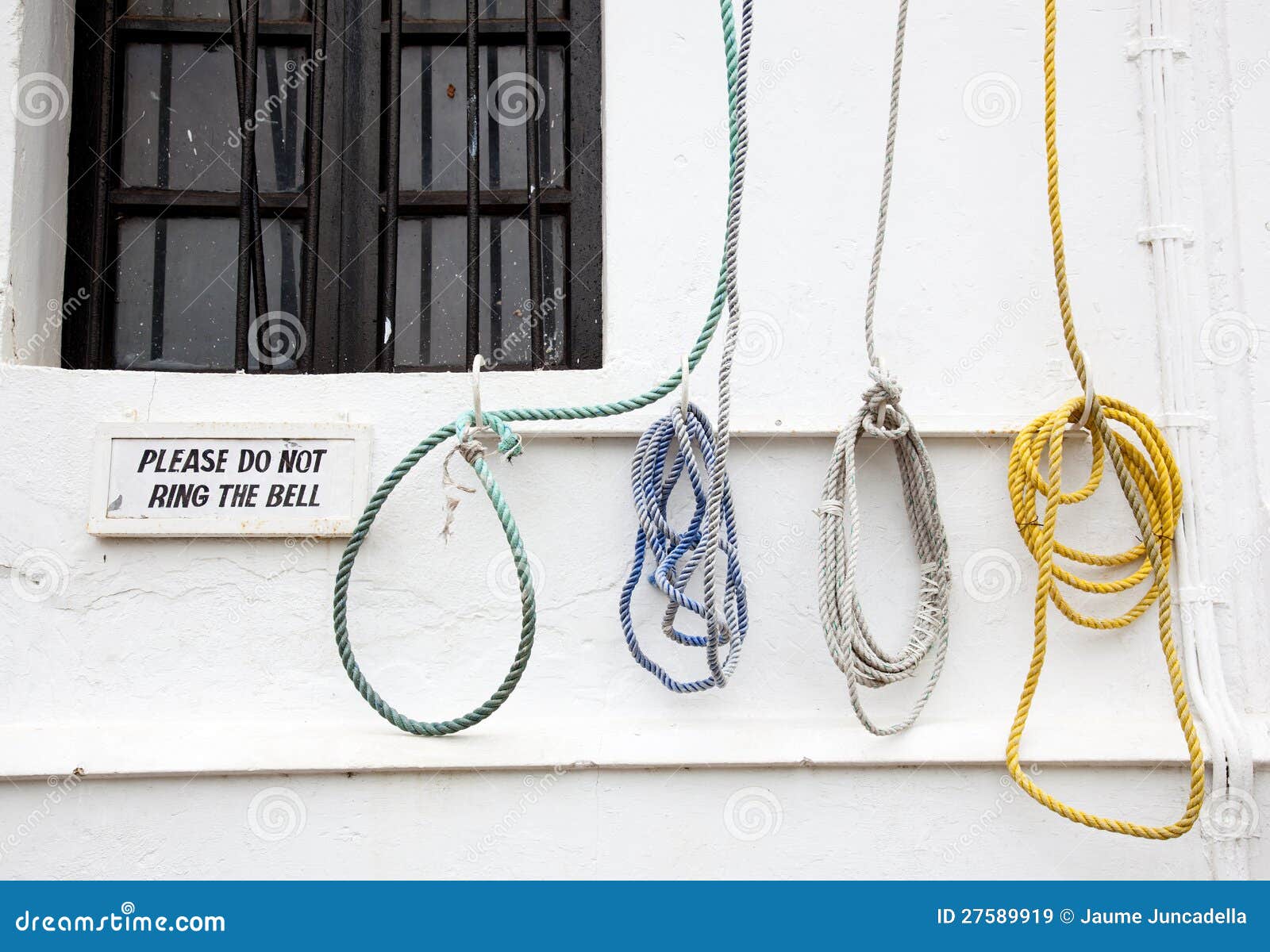 Bell ropes stock image. Image of bells, panjim, history - 27589919