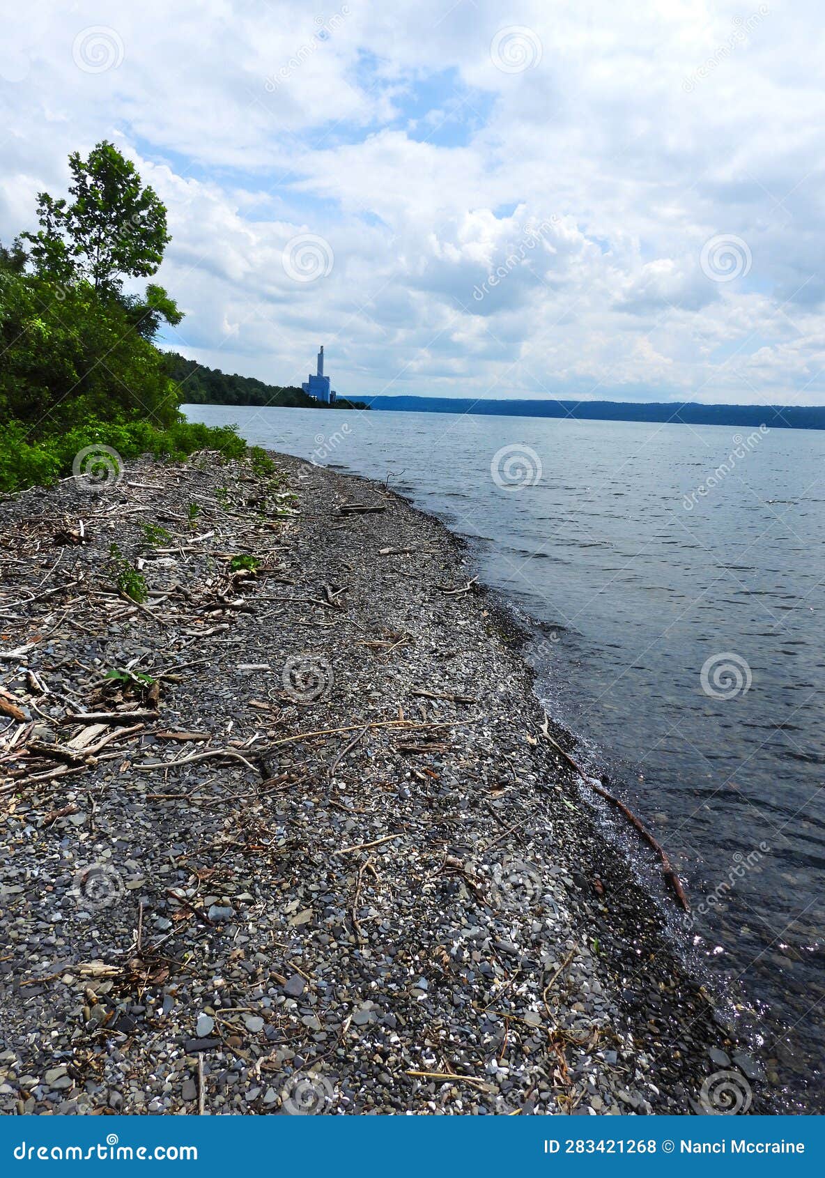 Bell Station Looking South on Cayuga Lake FingerLakes NYS Stock Photo ...