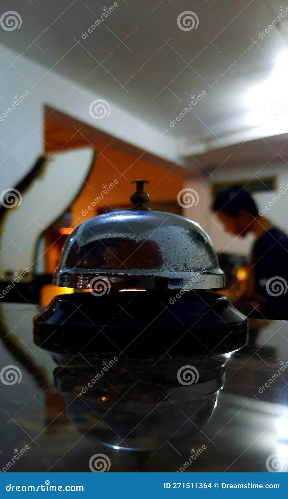 Bell To Notify the Order is Ready Stock Photo - Image of order, bumper ...