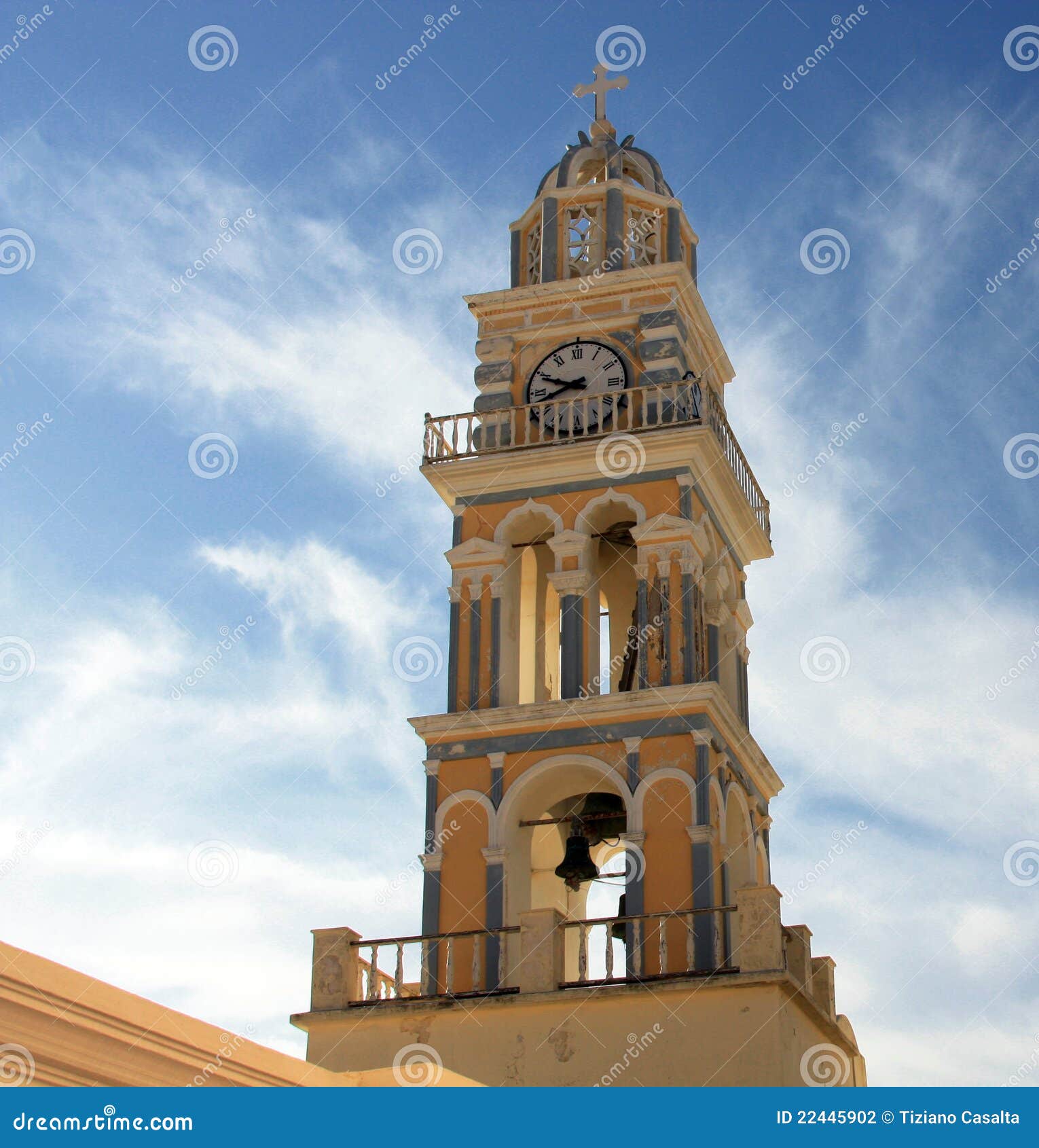 Bell tower stock photo. Image of blue, bell, bells, sunrise - 22445902