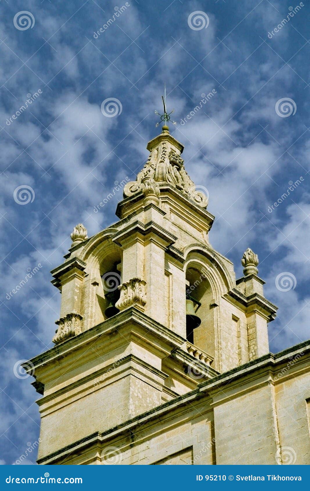 Bell tower stock photo. Image of cathedral, mediterranean - 95210