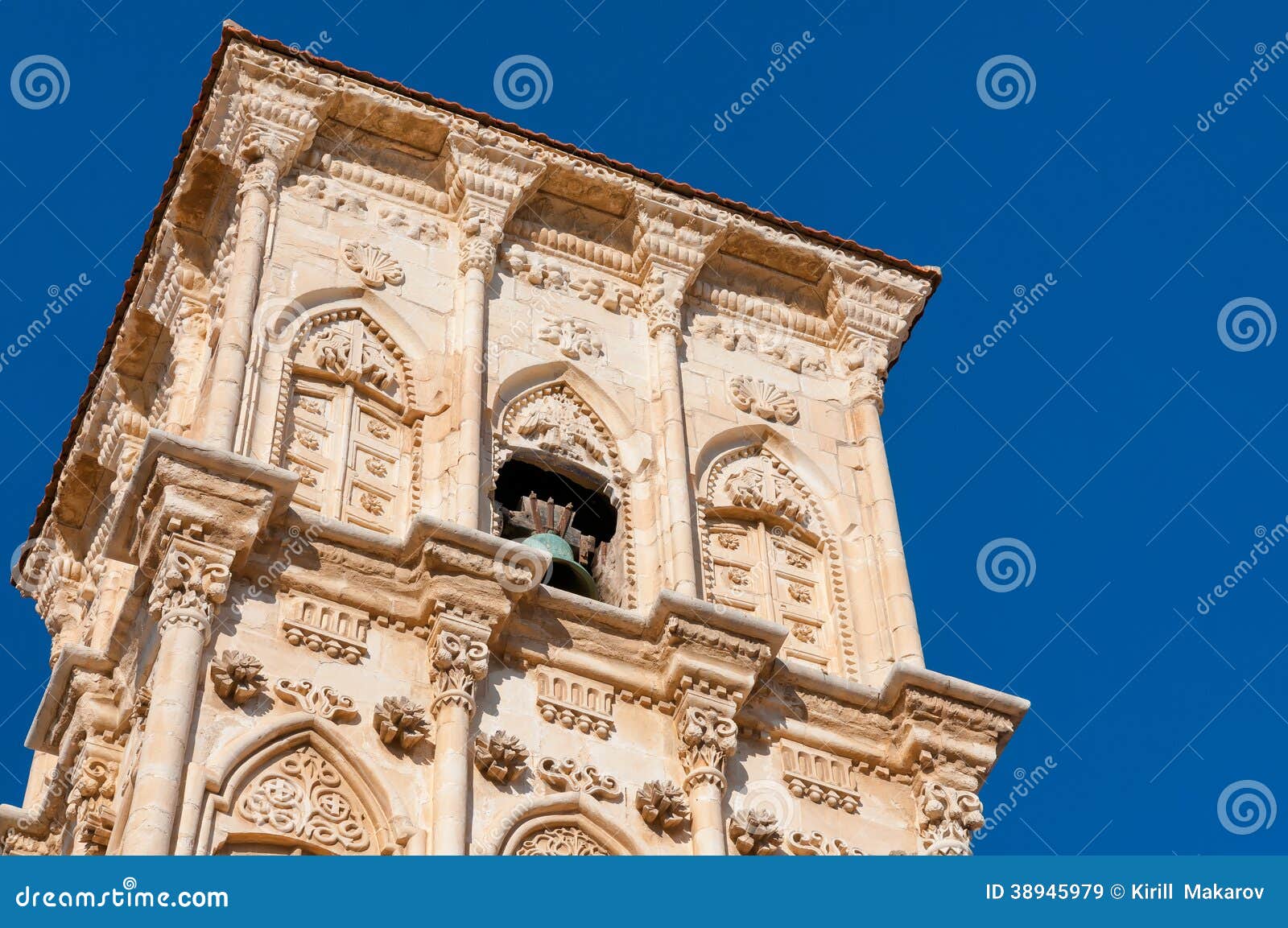 Bell Tower of Ayious Lazarus Church, Larnaca, Cyprus Stock Image ...