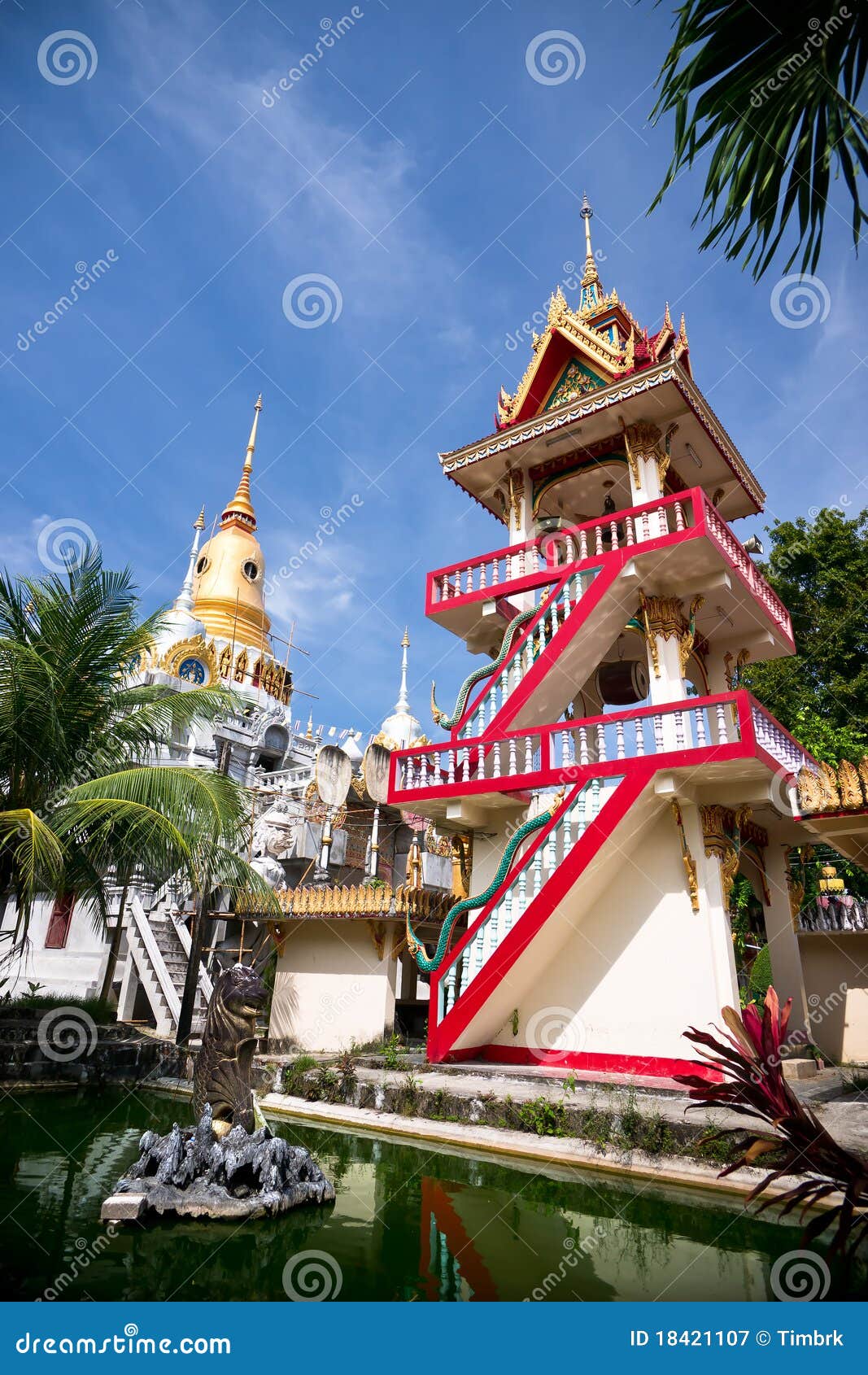 Bell-tower in Buddhist Temple Stock Image - Image of bell, east: 18421107
