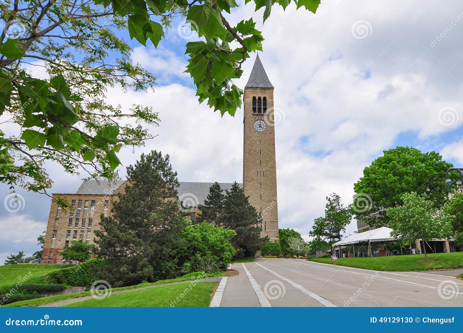 Bell tower stock photo. Image of america, building, campus - 49129130