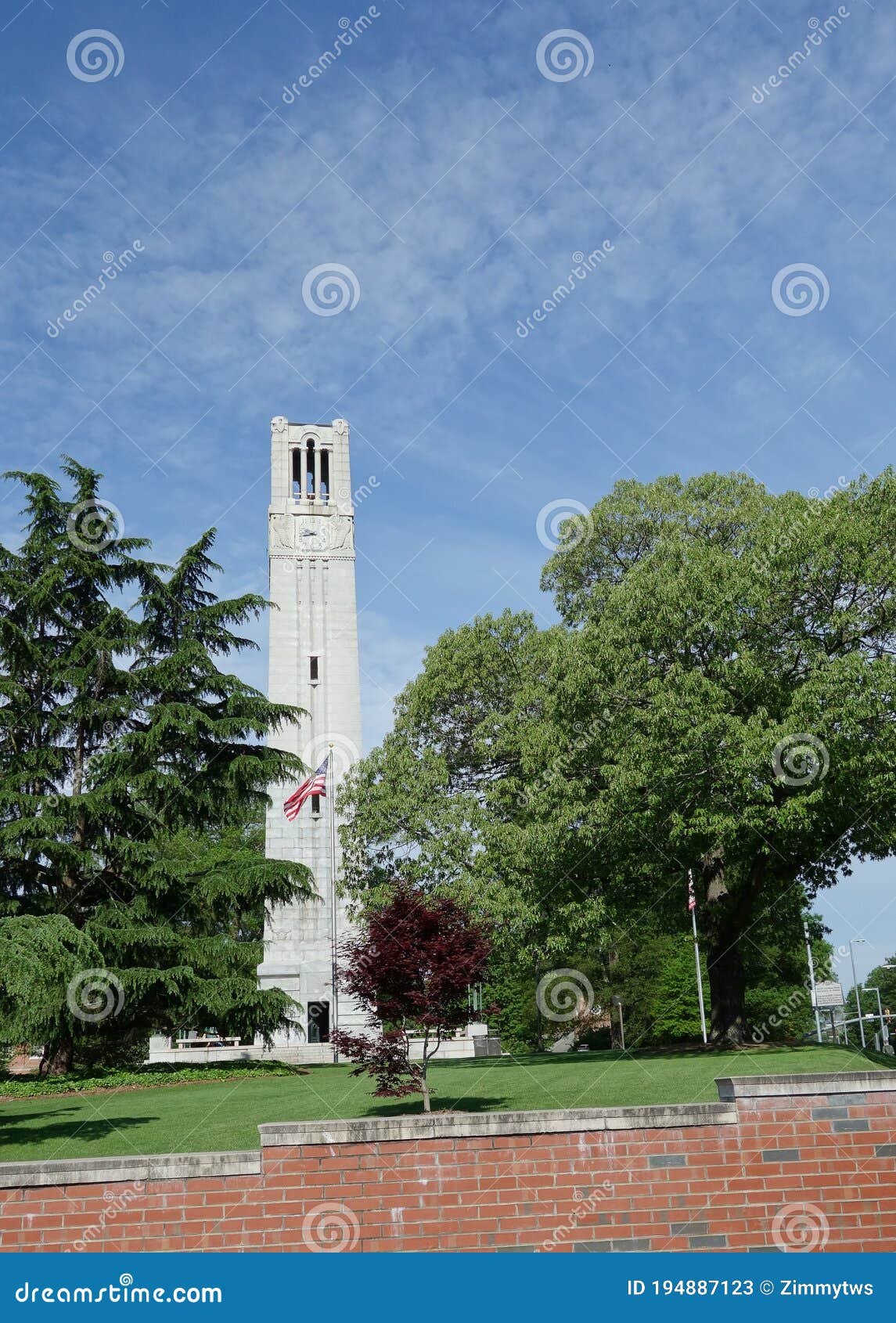 The Bell Tower on the Campus of North Carolina State University in ...