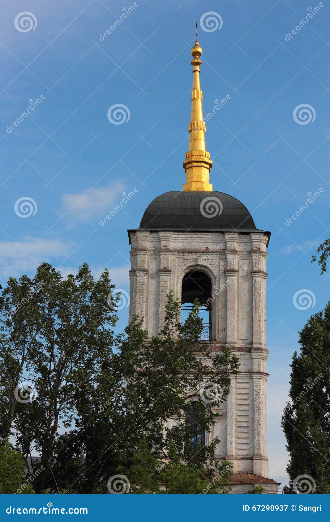 The Bell Tower at the Cathedral. Stock Image - Image of landmark ...
