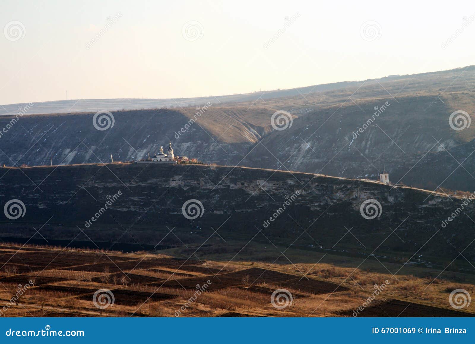Bell Tower of the Cave Monastery. Stock Image - Image of heat ...