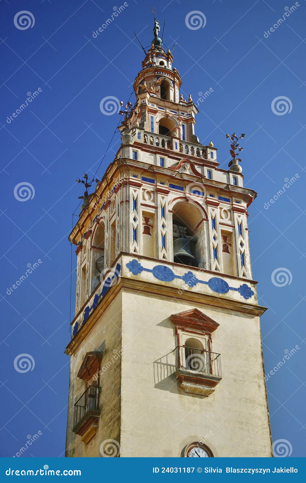 Bell tower in the church stock image. Image of destinies - 24031187