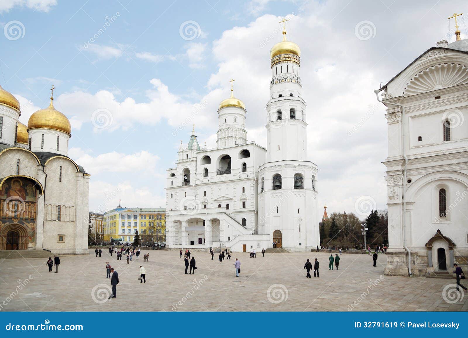 Bell Tower Ivan Great in Mocsow, Russia. Stock Image - Image of famous ...