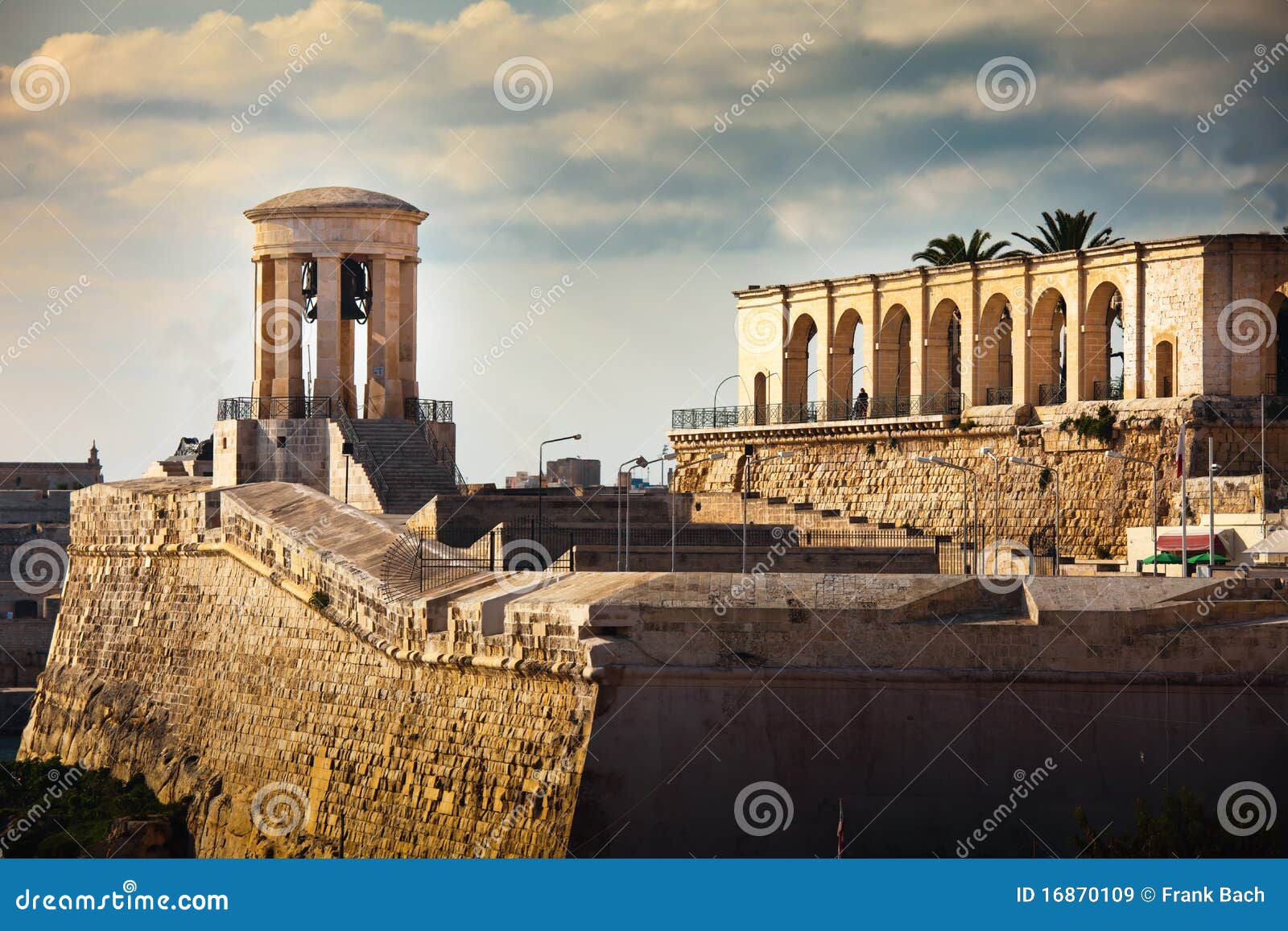 Bell Tower Memorial Valletta, Malta Stock Image - Image of ripple ...