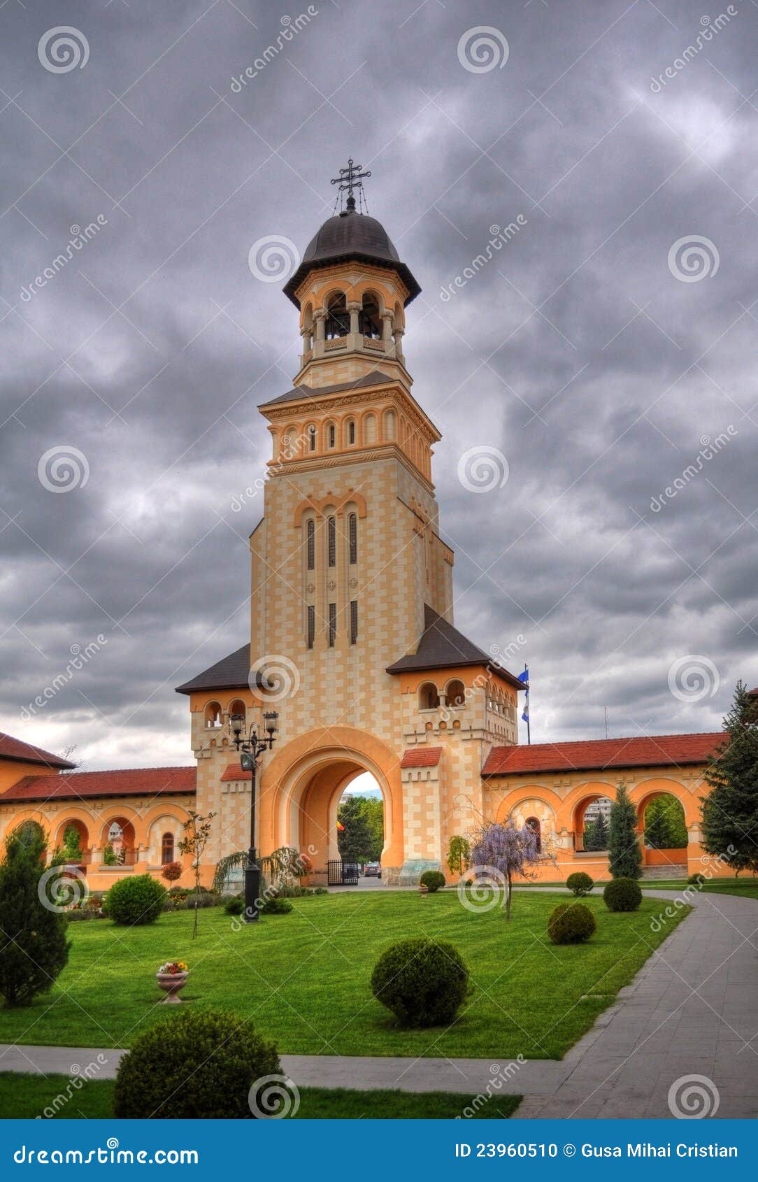 Bell Tower Monastery, Romania Stock Photo - Image of pray, christianity ...
