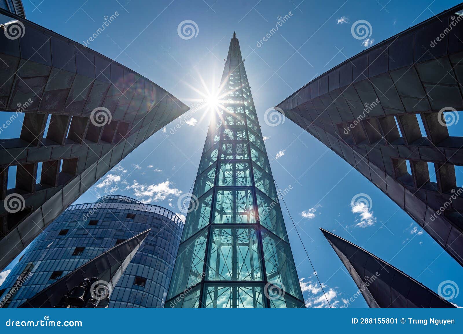 The Bell Tower in Perth CBD, Western Australia. Stock Image - Image of ...