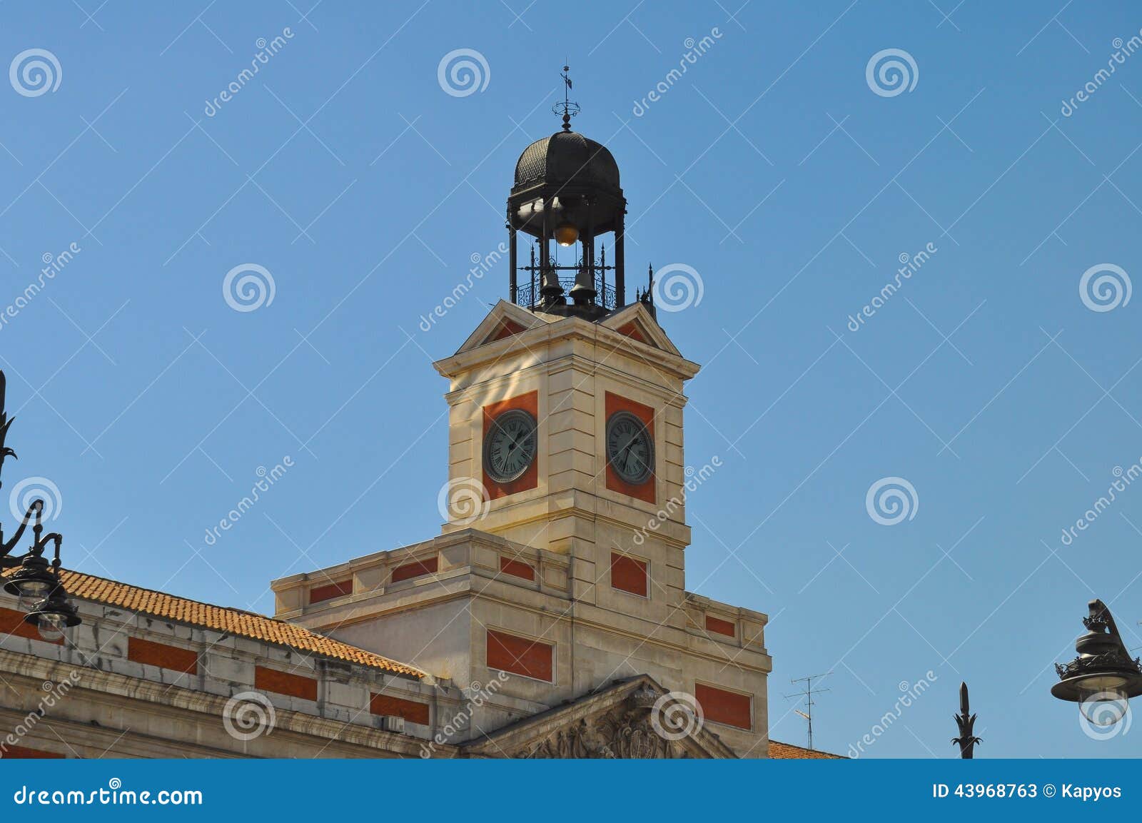 Bell tower stock image. Image of grapes, door, spain - 43968763