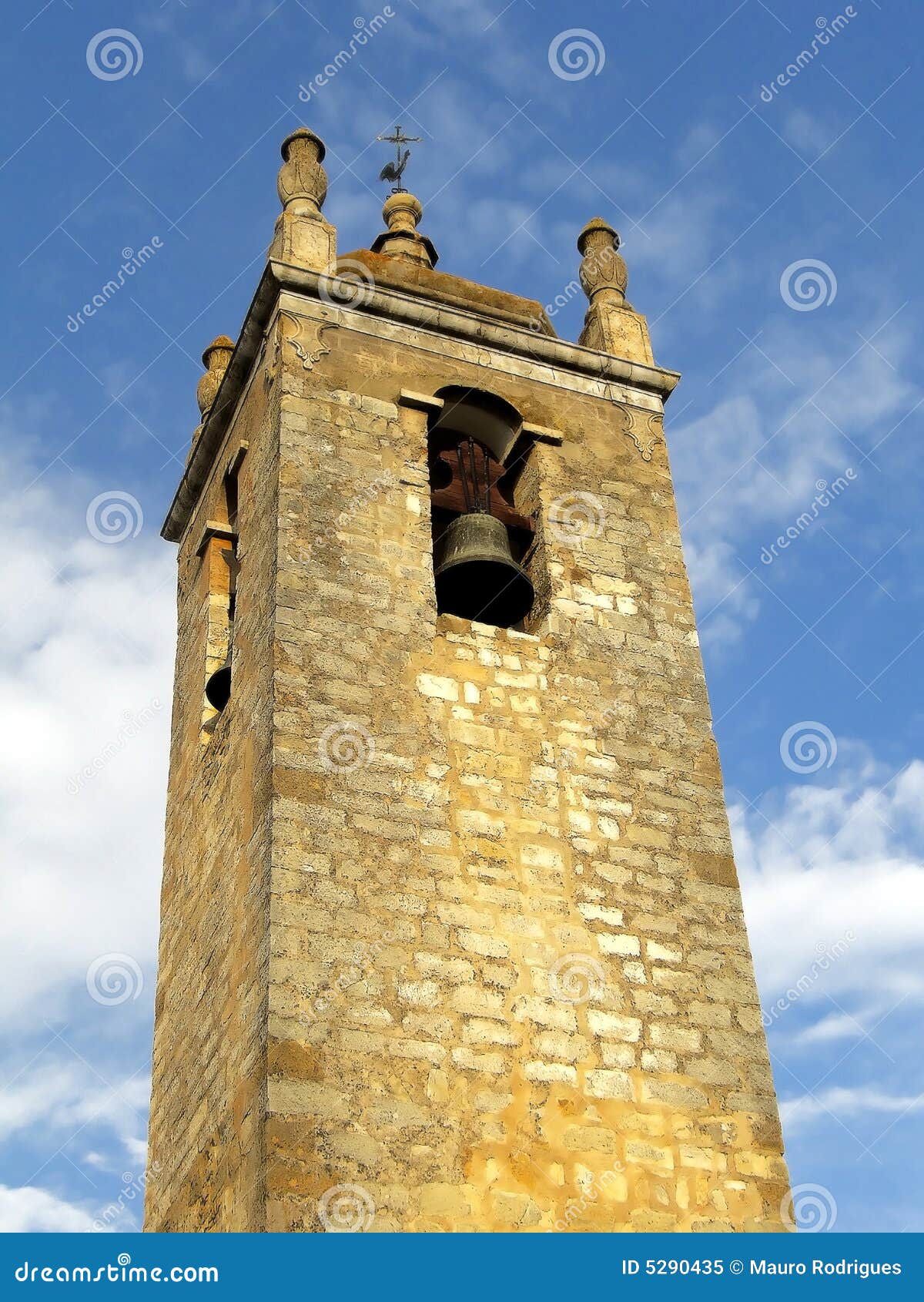 Bell tower stone castle stock image. Image of building - 5290435