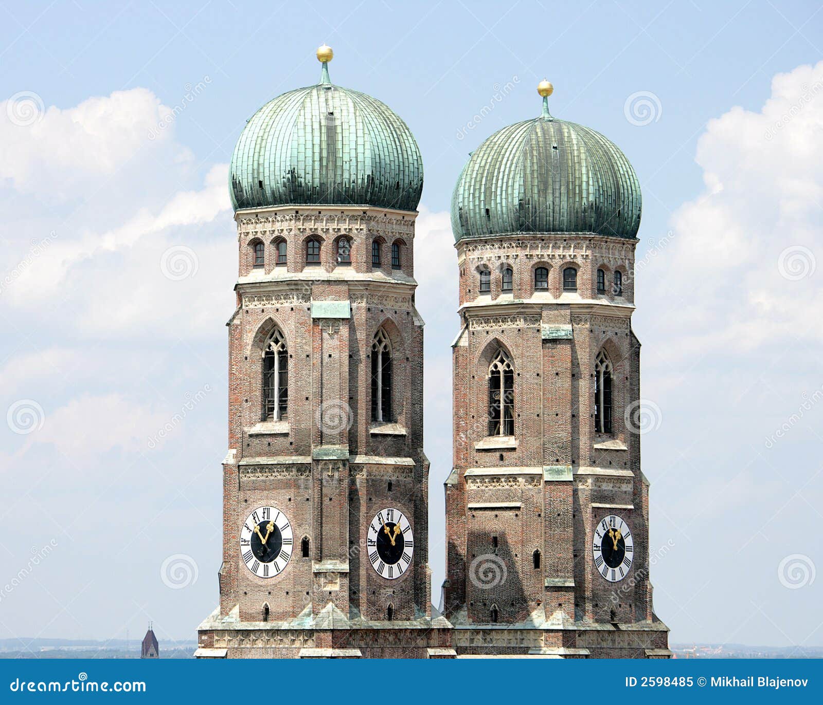 Bell towers 2 stock image. Image of munich, tourism, bell - 2598485