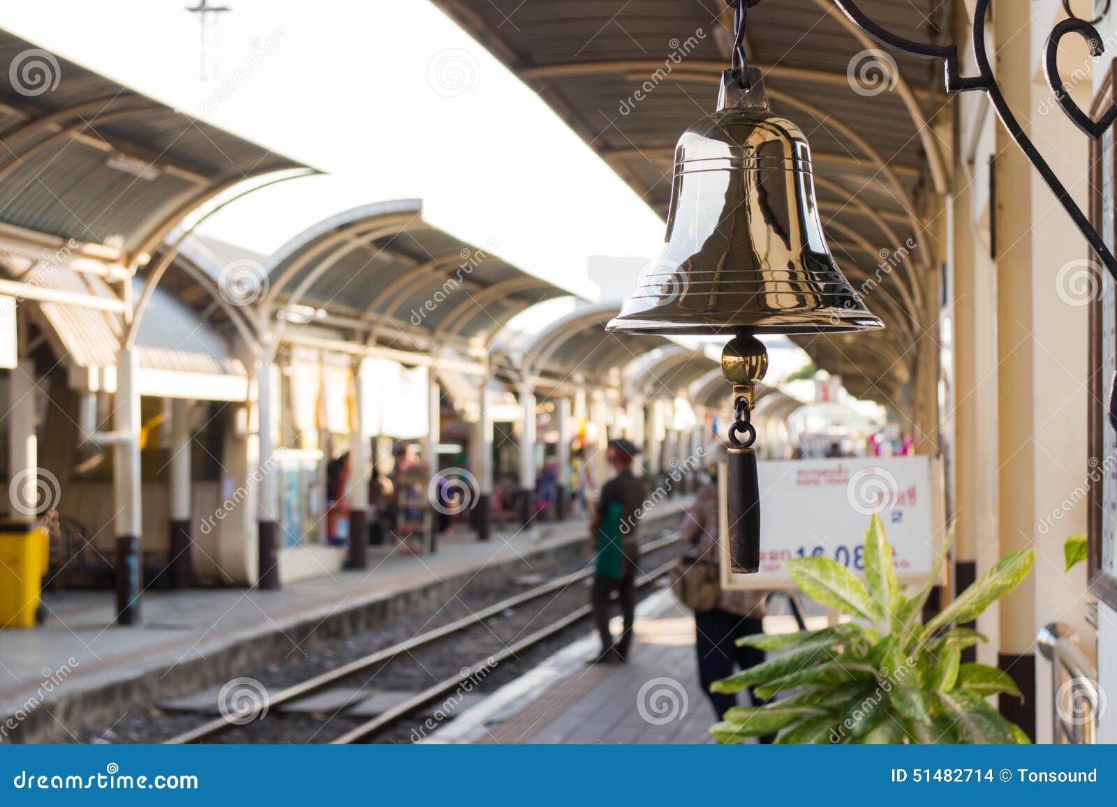 Bell stock photo. Image of train, motion, people, station - 51482714