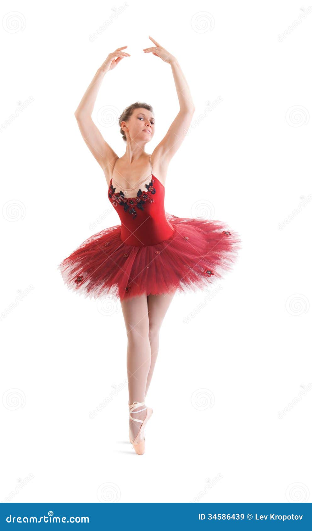 Bella ballerina immagine stock. Immagine di isolato, prestazioni - 34586439