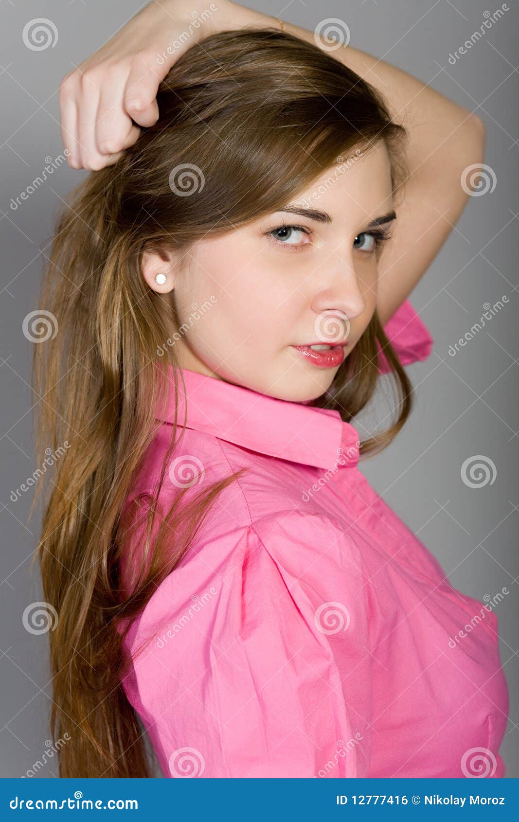 Bella ragazza fotografia stock. Immagine di sorriso, allegro - 12777416