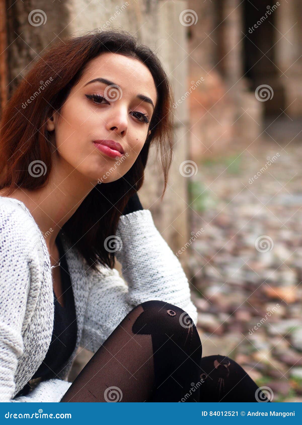 Bella Ragazza Marocchina a Padova Immagine Stock - Immagine di ...