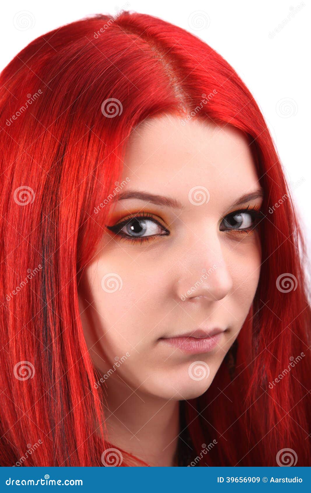 Bella Ragazza Rossa Dei Capelli Immagine Stock - Immagine di ragazza ...