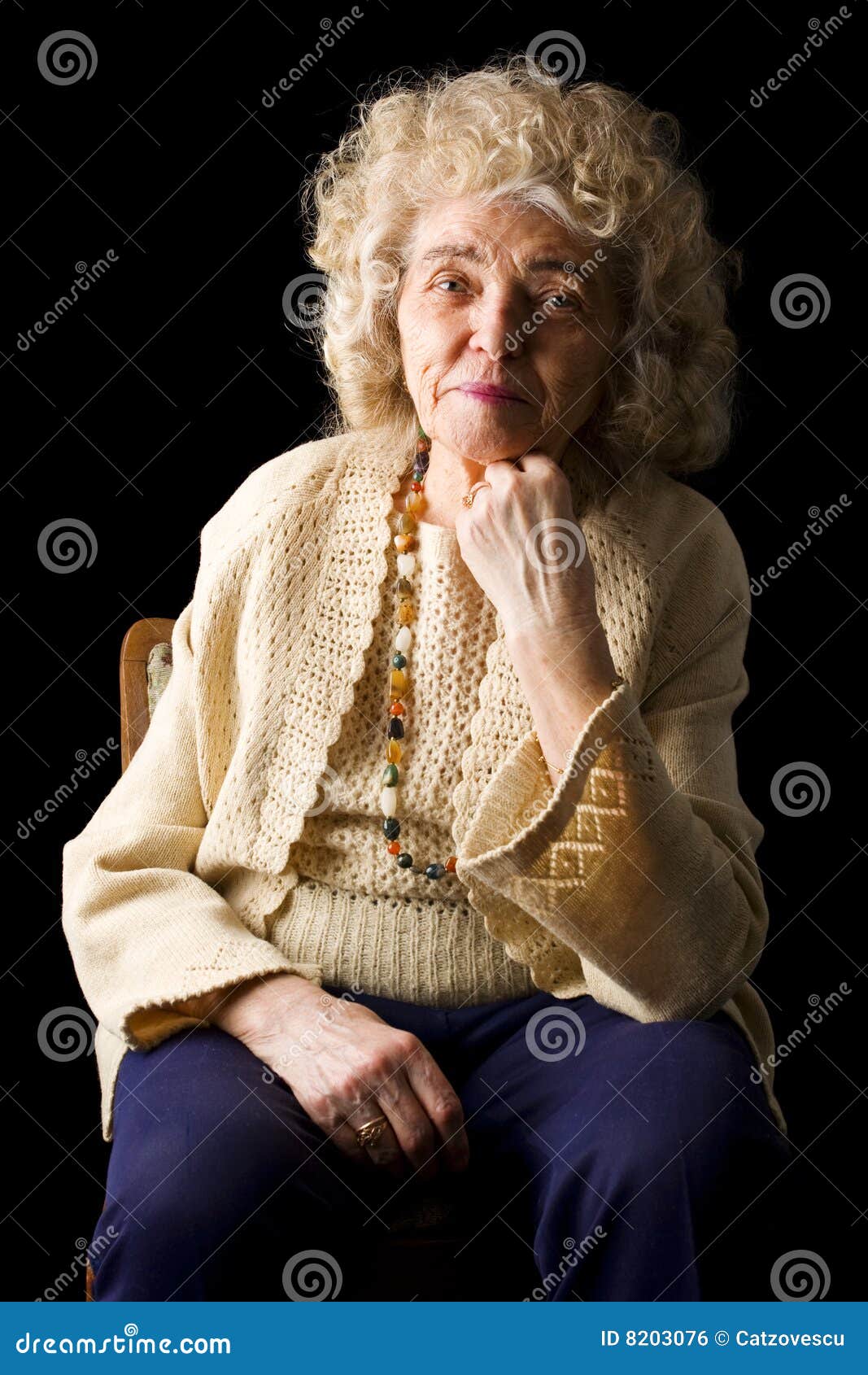 Bella Signora Anziana Immagine. Immagine: 8203076