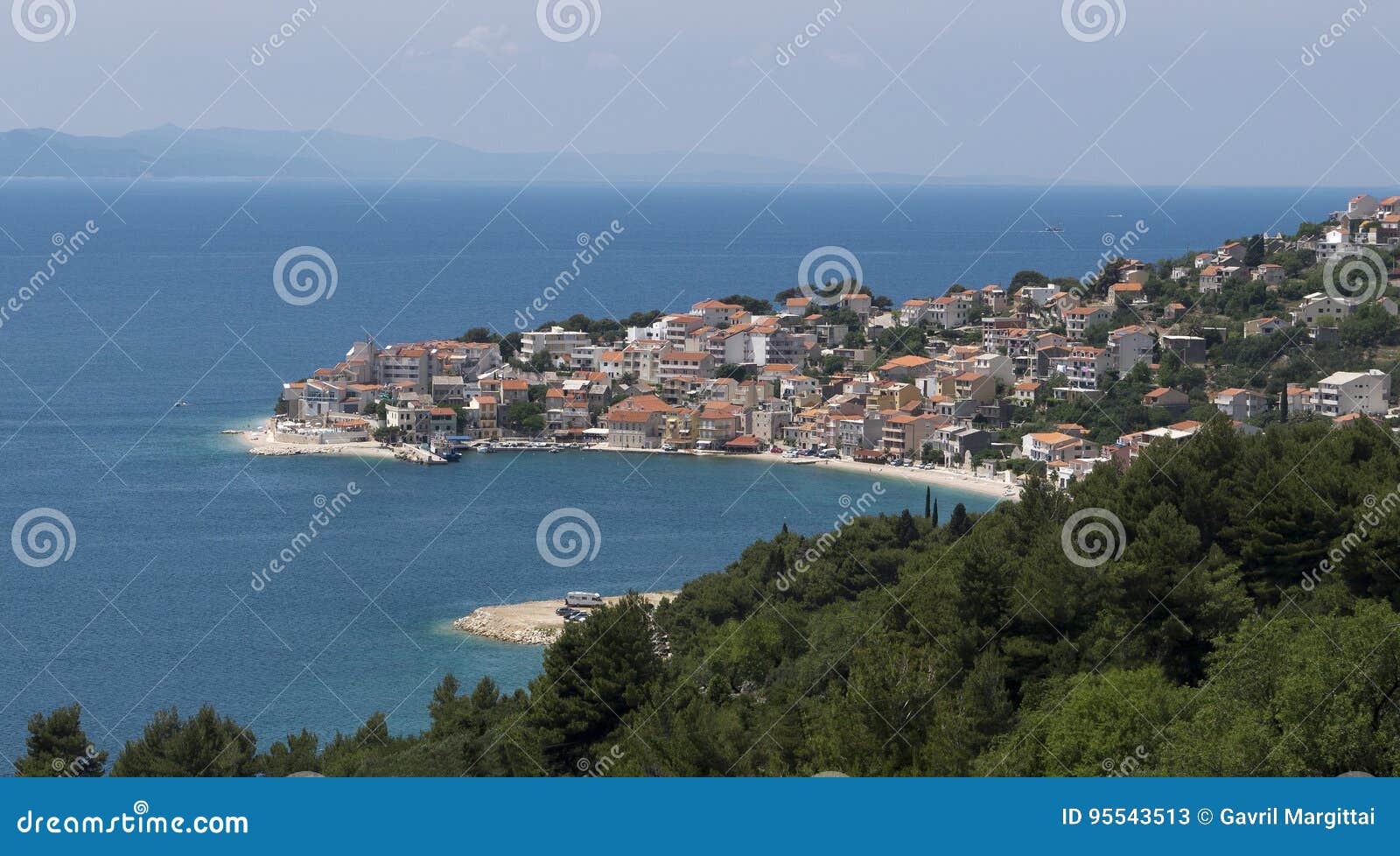 Bella Spiaggia Sulla Costa Adriatica Immagine Stock - Immagine di ...