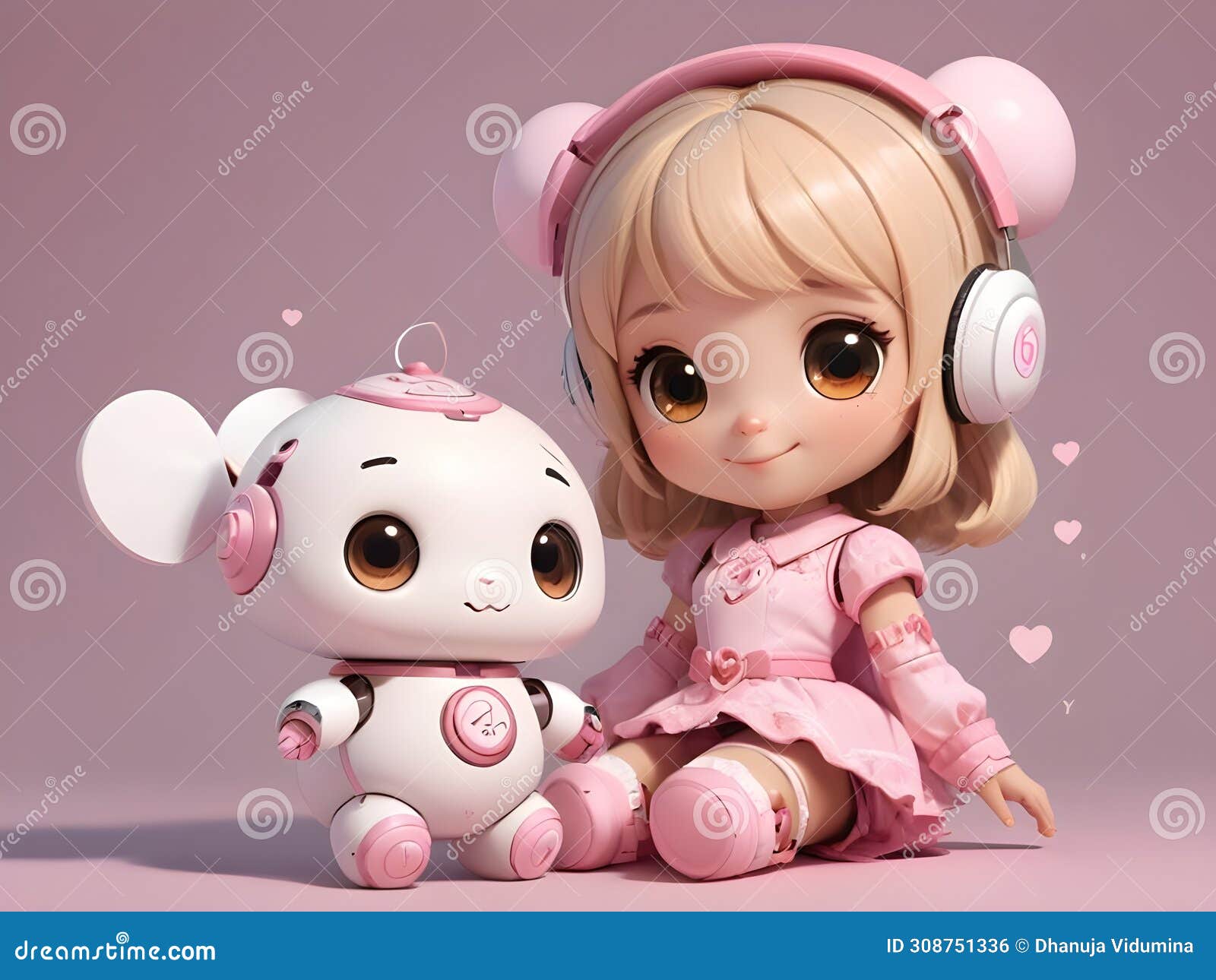 BellaBot, the Kindhearted Companion Stock Illustration - Illustration ...