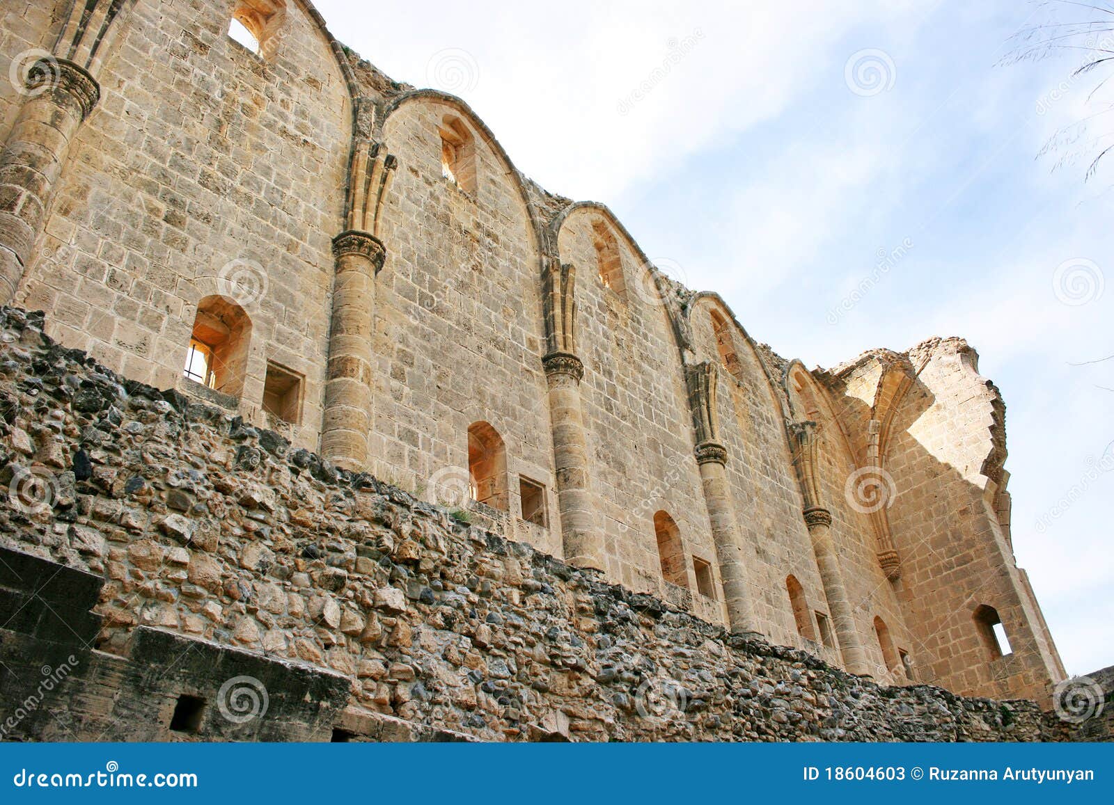 Bellapais abbey stock image. Image of ancient, bellapais - 18604603