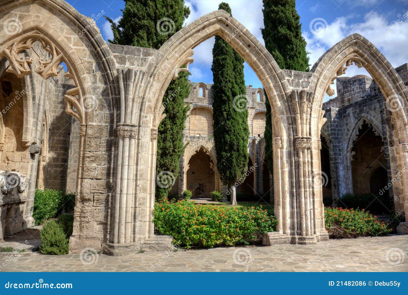 Bellapais Abbey in Cyprus stock photo. Image of catholic - 21482086
