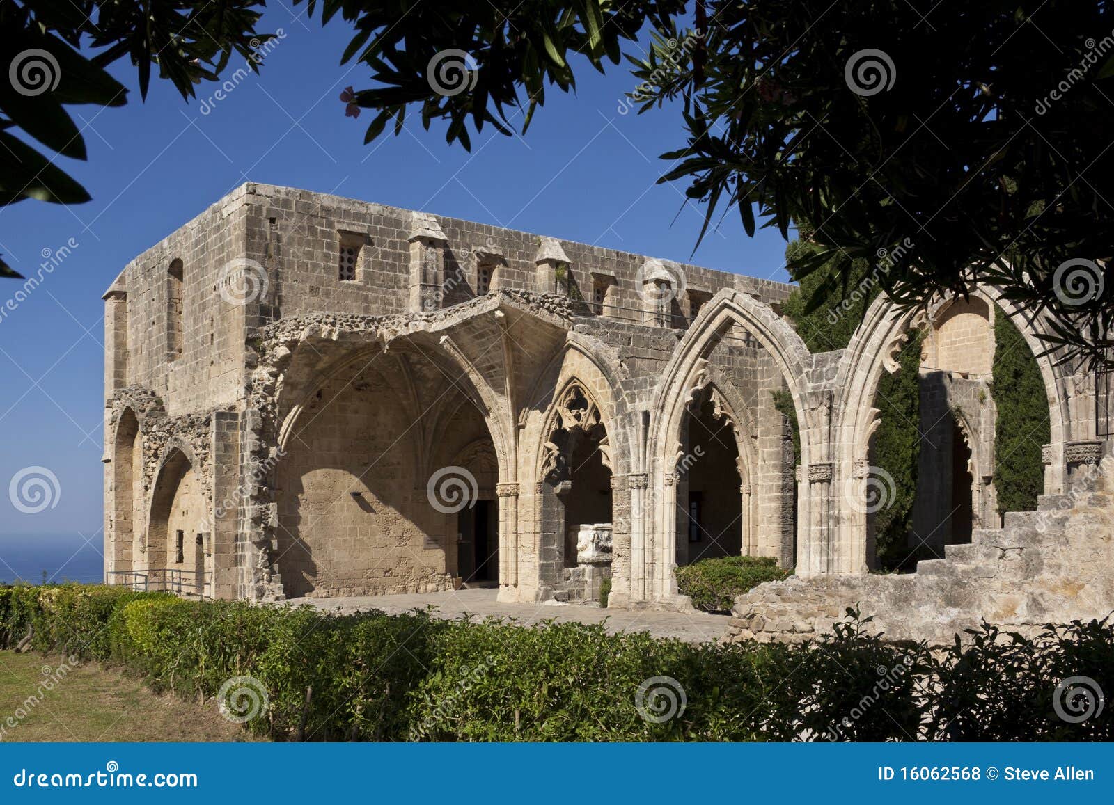 Bellapais Monastery - Turkish Cyprus Stock Photo - Image of abbey ...