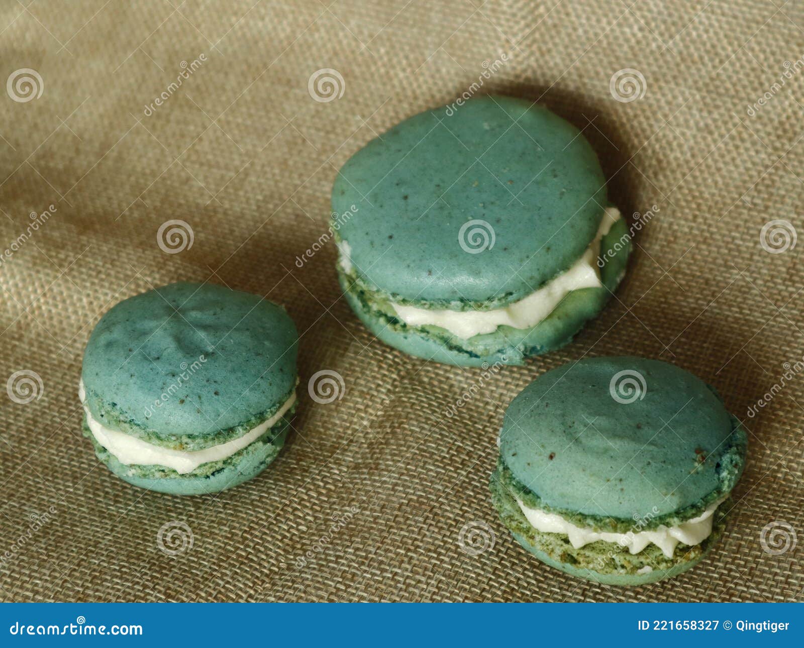 Bellas Galletas Azules. Alimento. Imagen de archivo - Imagen de ...