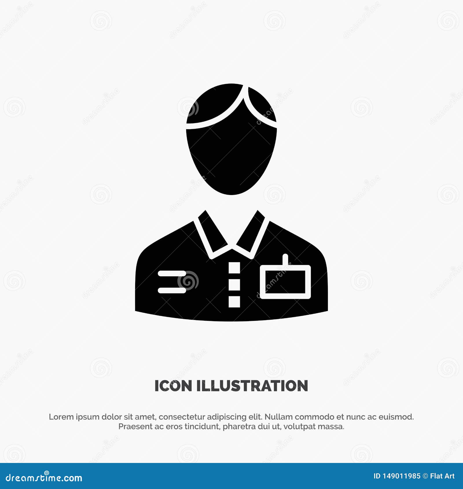 Bellboy, Bellhop, Doorman, Hotel, Service Solid Black Glyph Icon Stock ...