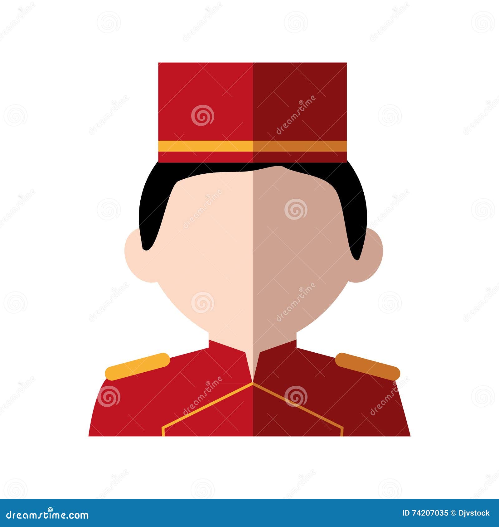 Bellboy Icon. Hotel Design. Vector Graphic Stock Vector - Illustration ...