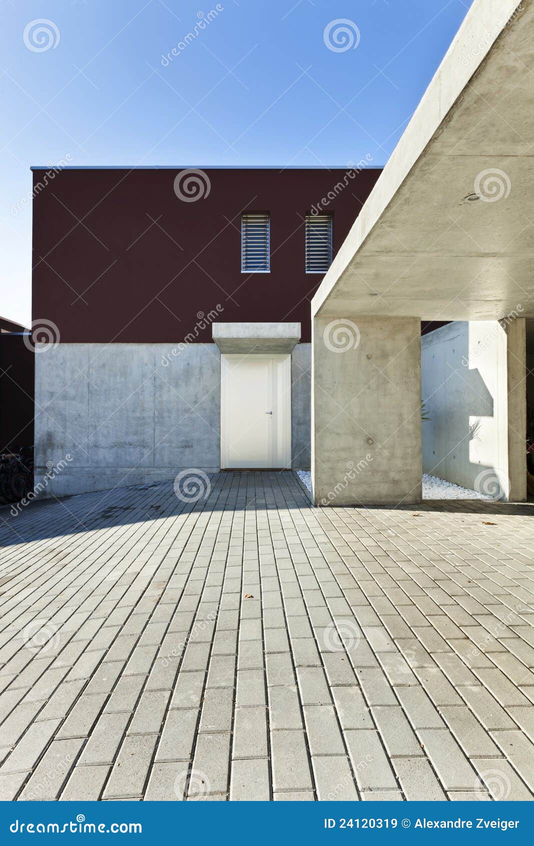 Belle case moderne, immagine stock. Immagine di lusso - 24120319