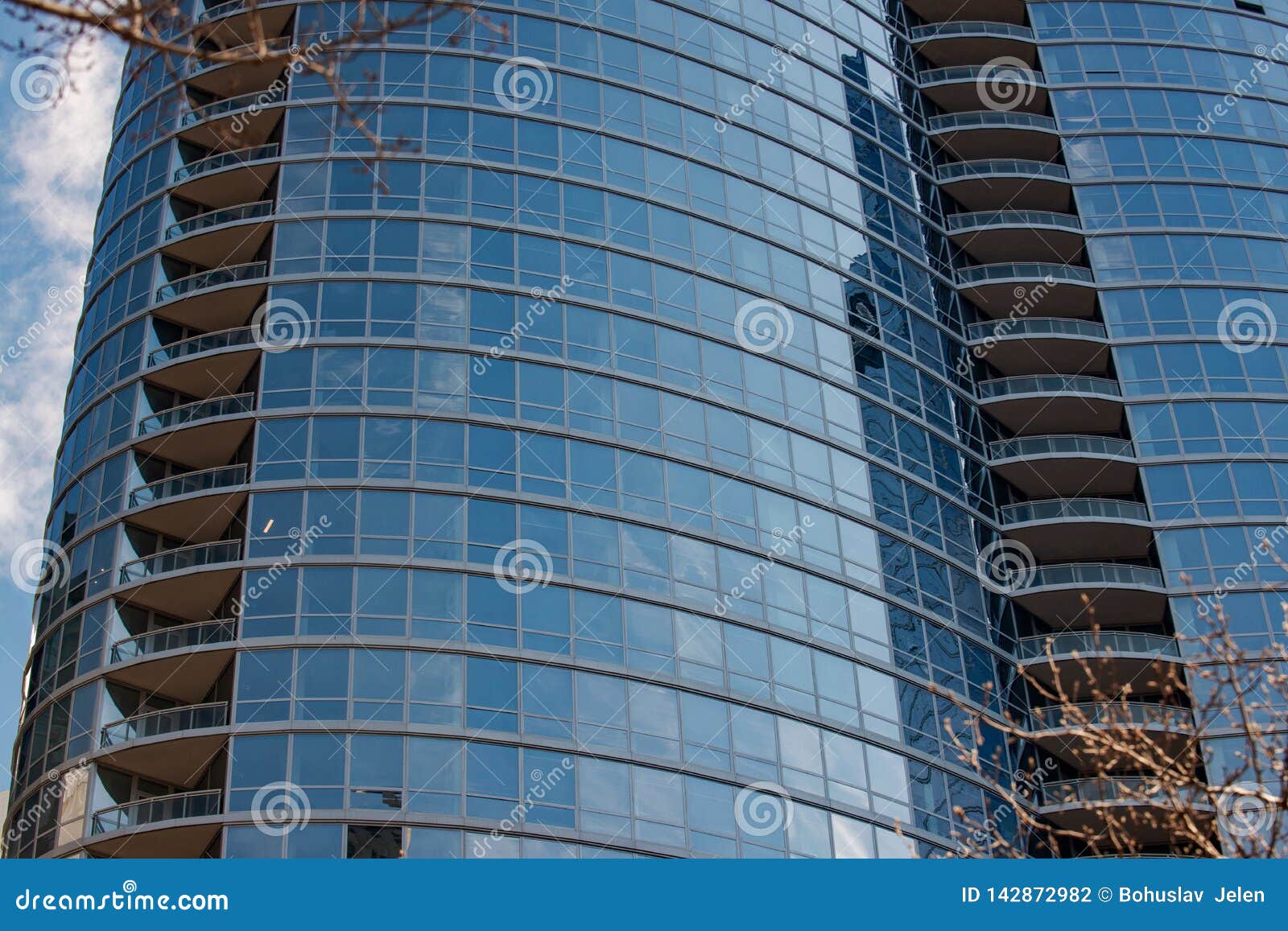 Belle Facciate in Edifici Residenziali Moderni in Citt? Fotografia ...