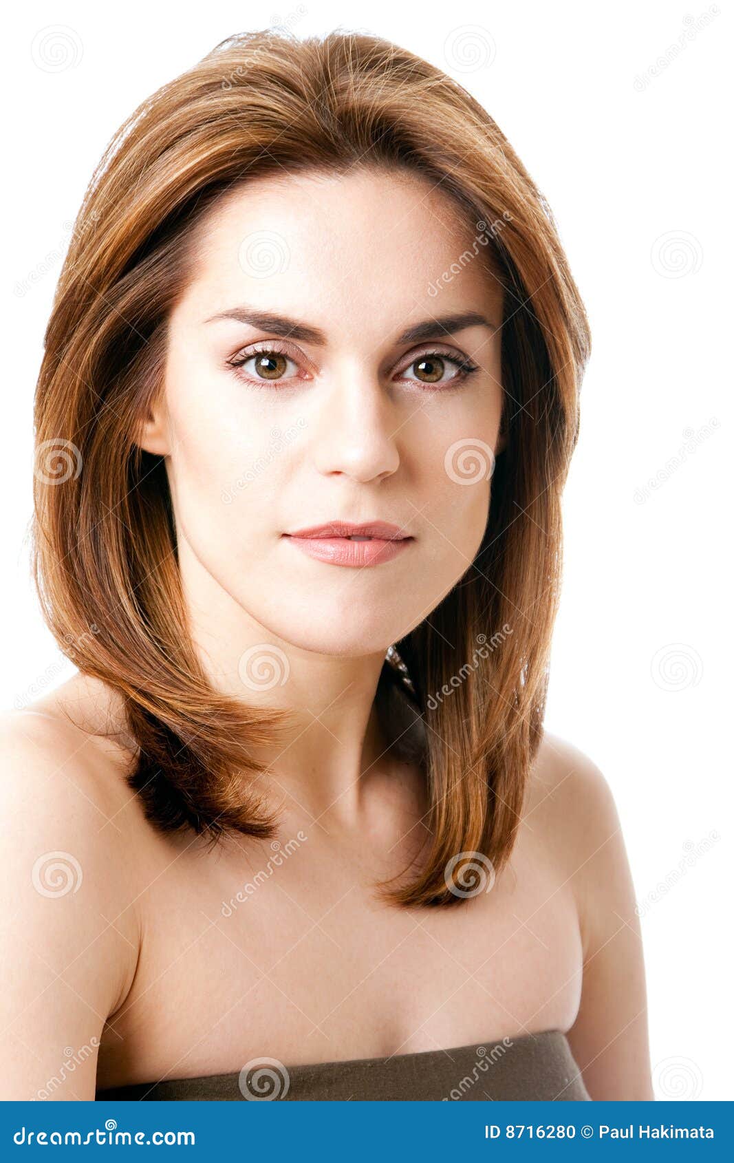 Belle femelle de visage photo stock. Image du visage, fille - 8716280