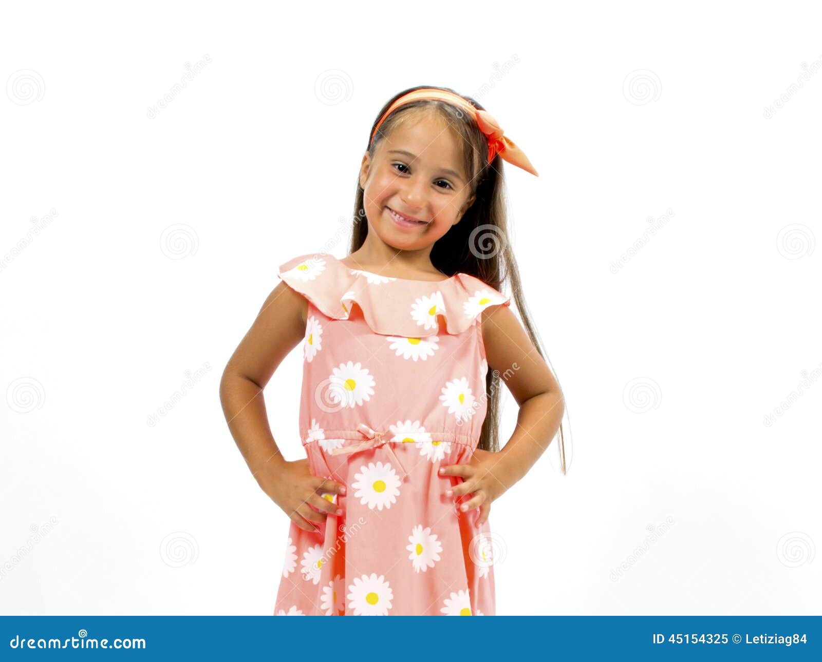 Belle fille image stock. Image du étage, heureux, fond - 45154325