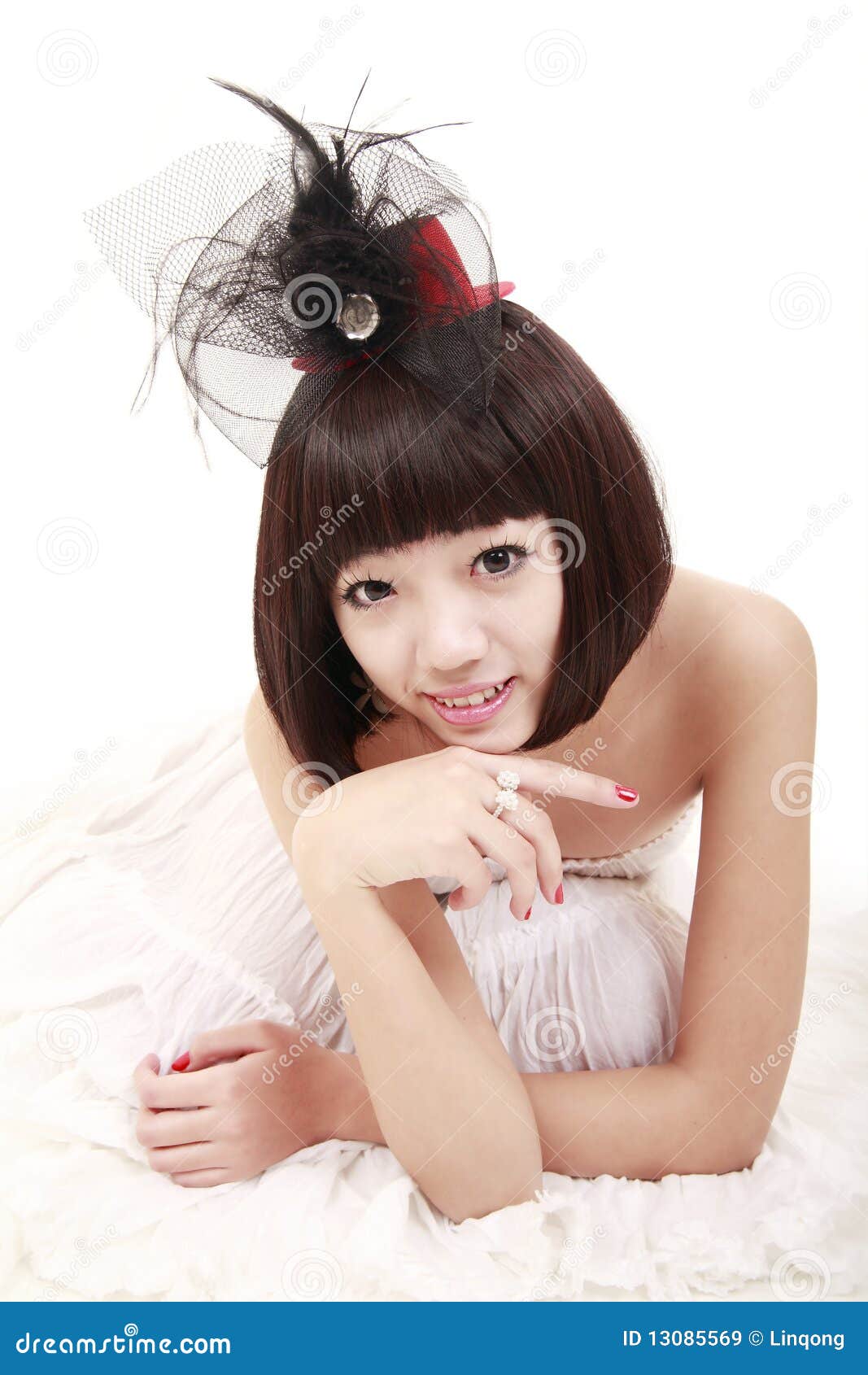 Belle Fille Asiatique Image Stock Image Du Beauté Insousiant 13085569